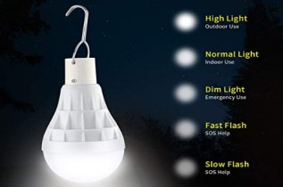 Solar Light Bulb ~ Solar Power Light Bulb